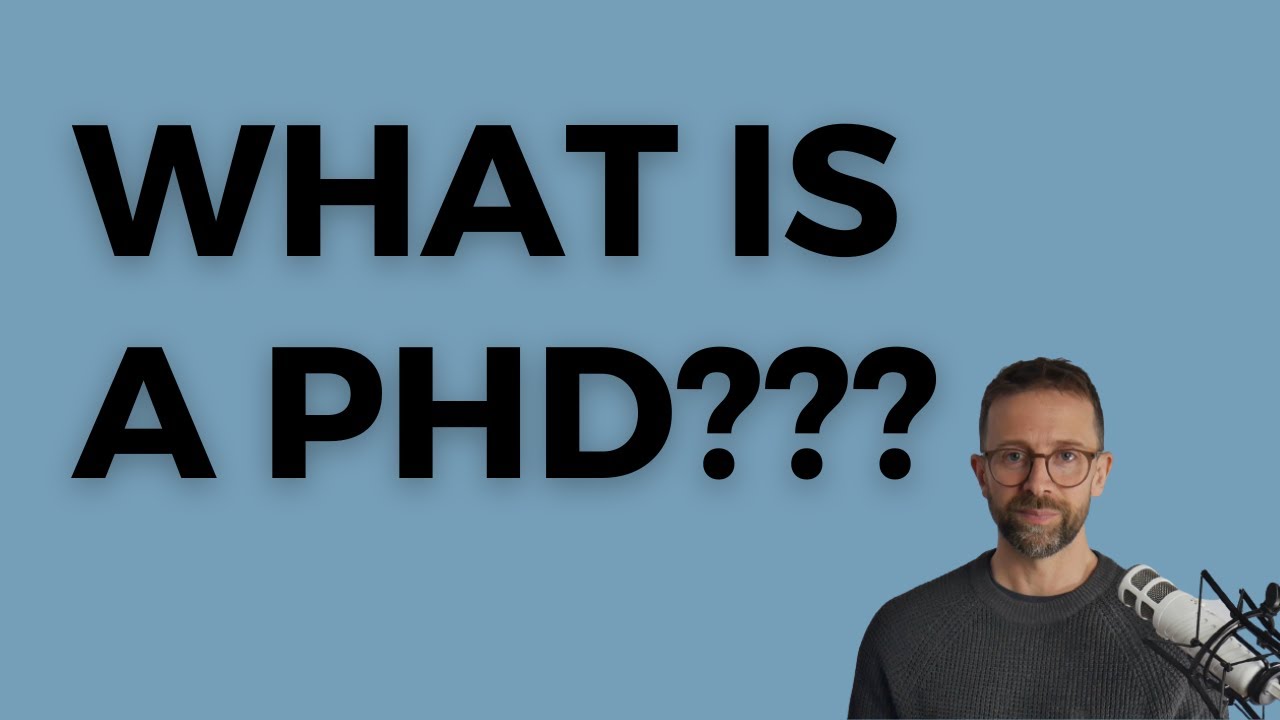 What is a PhD? | James Hayton's PhD Academy