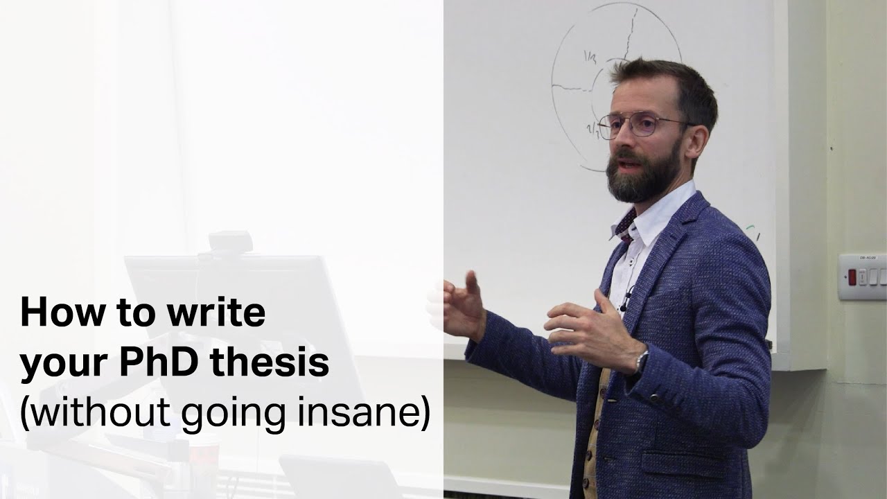 How to write your PhD thesis (without going insane) | James Hayton's ...